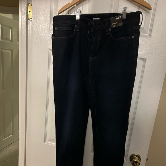 Express | Jeans | New Express Men Jeans Long Super Skinny | Poshmark
